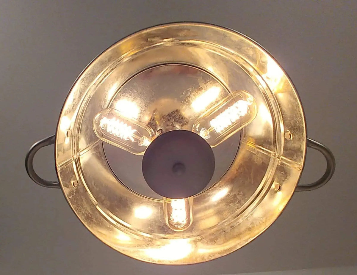 Galvanized Laundry Wash Tub Ceiling Light – Nox Lighting